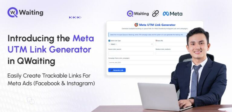 Meta UTM Link Generator in Qwaiting - Track Campaigns Easily